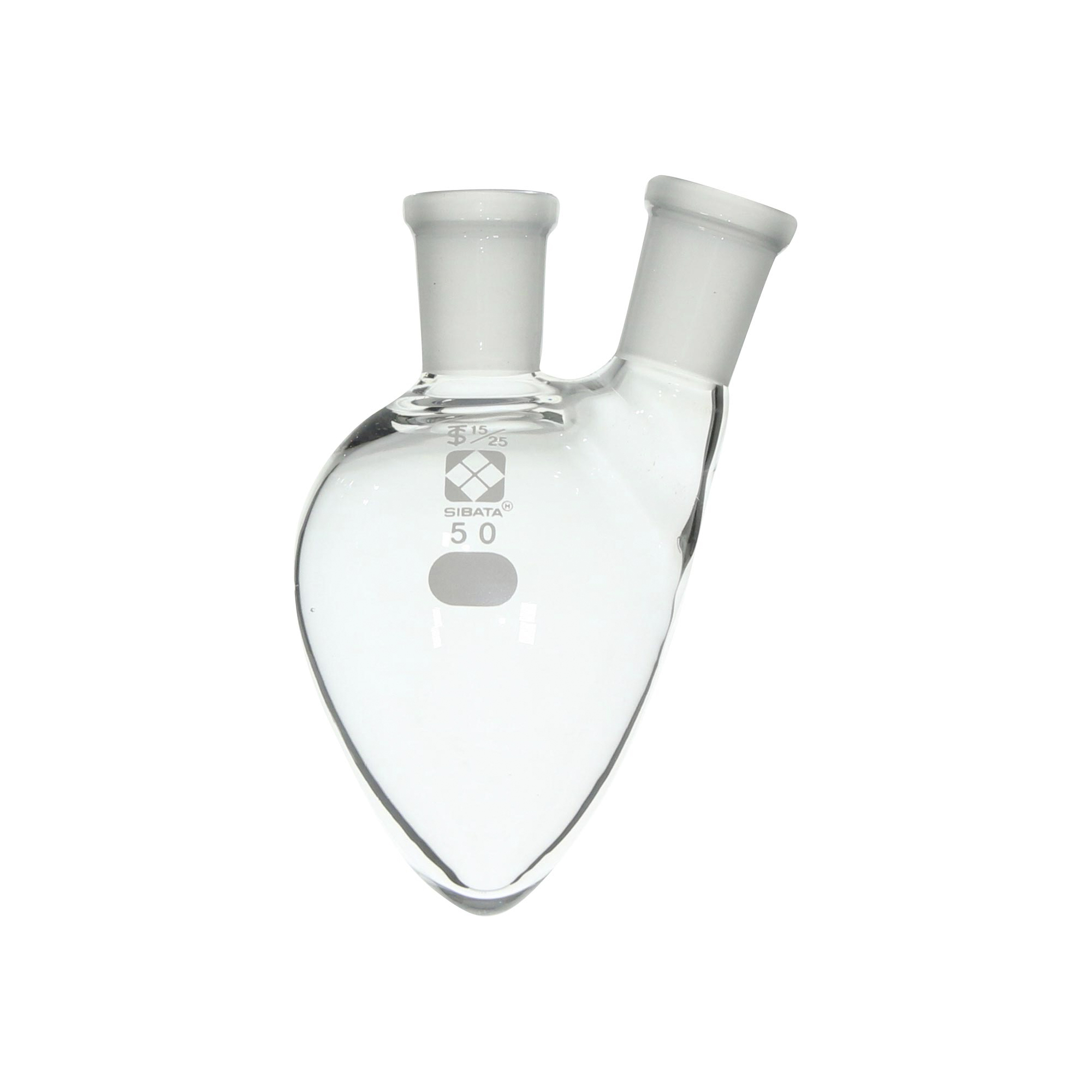 Flasks, pear shape, 2- neck, $ Joint - SIBATA SCIENTIFIC TECHNOLOGY LTD,