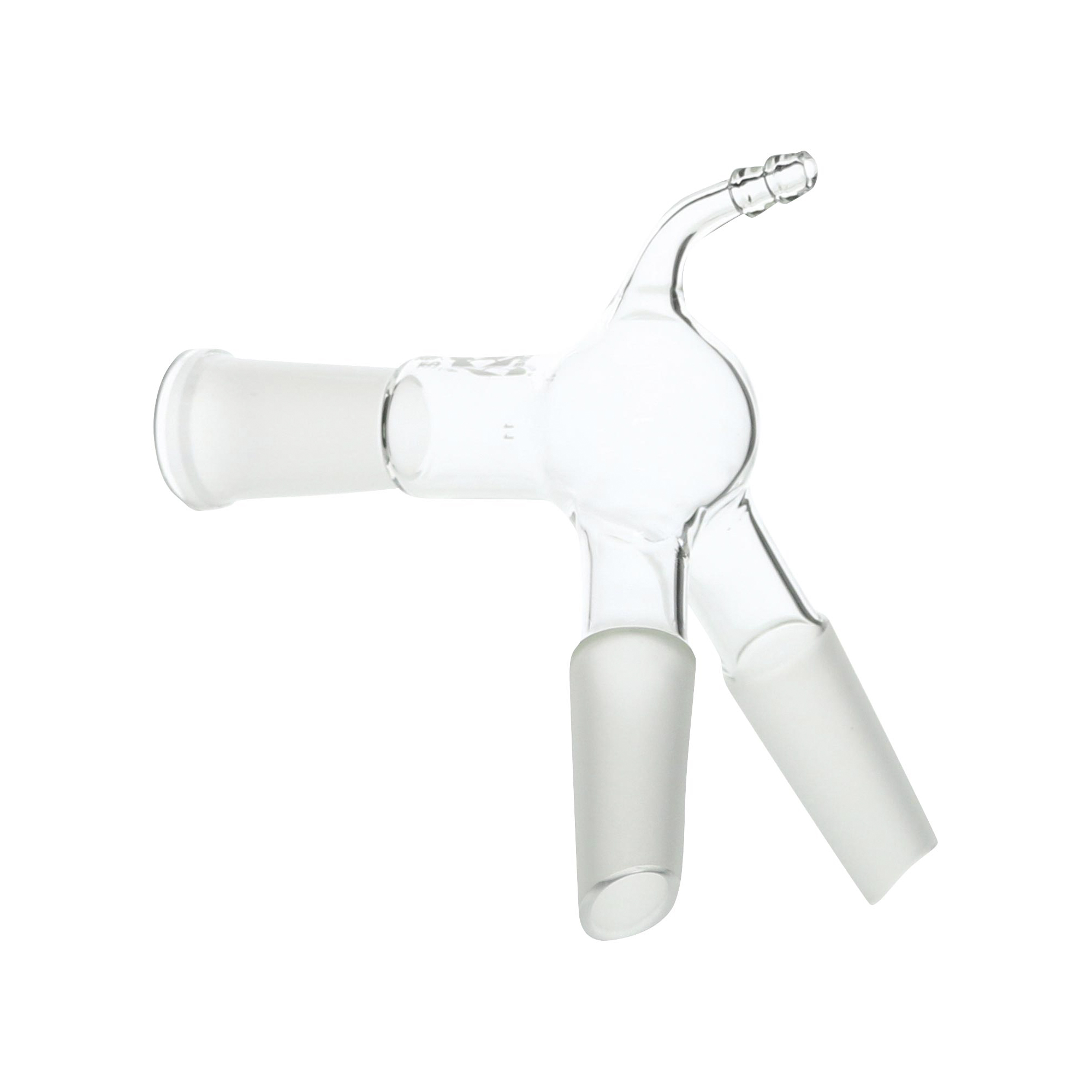 Decompression connecting tube with bifurcated curved tube 19 / 38-19 / ...