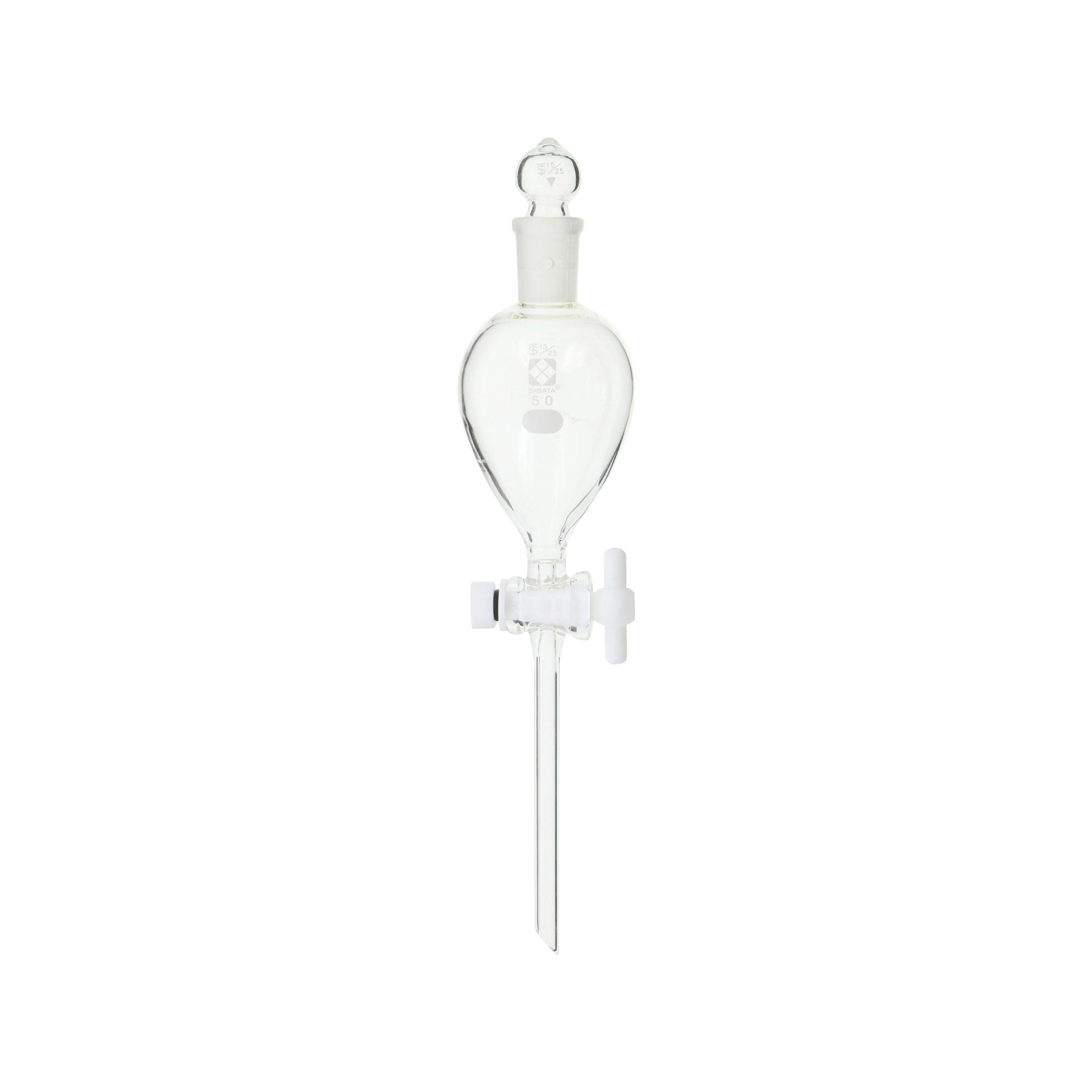 Funnels, separatory, PTFE stopcock - SIBATA SCIENTIFIC TECHNOLOGY LTD,