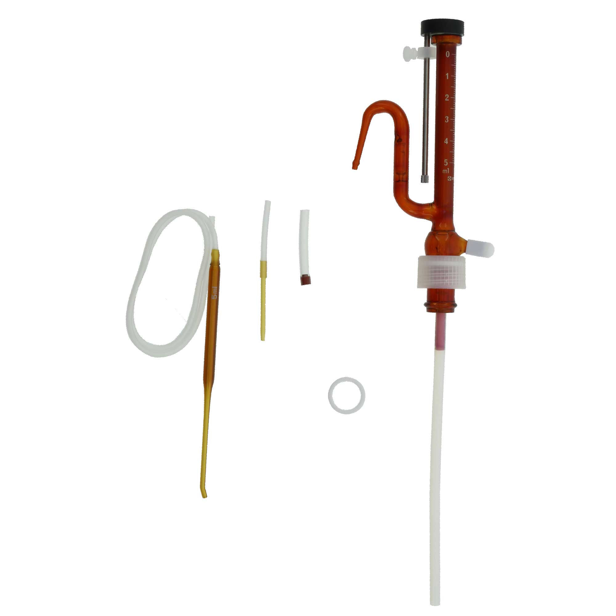 Dispensers, amber, "REBURET" - SIBATA SCIENTIFIC TECHNOLOGY LTD,