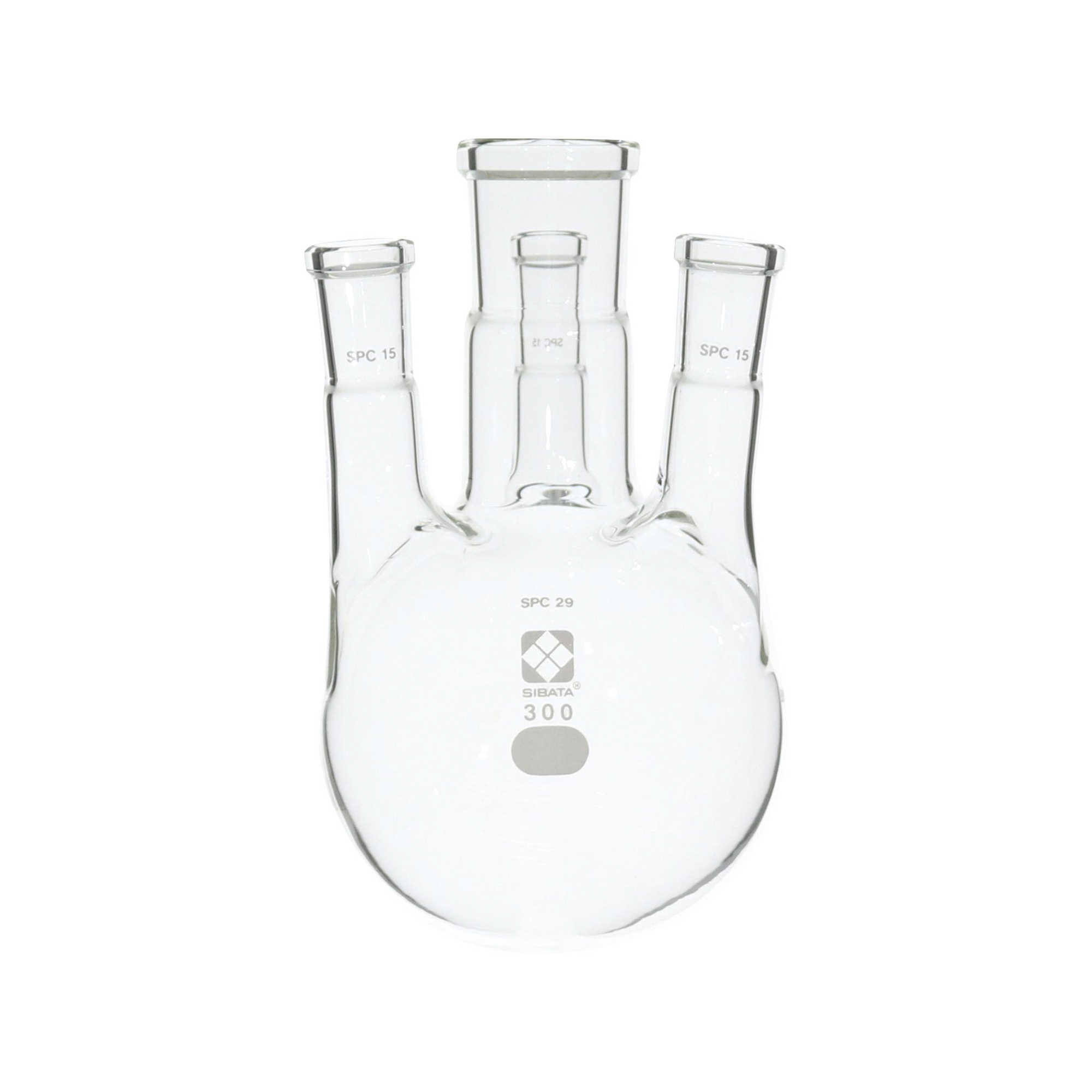 SPC 4-neck Round Bottom Flask - SIBATA SCIENTIFIC TECHNOLOGY LTD,