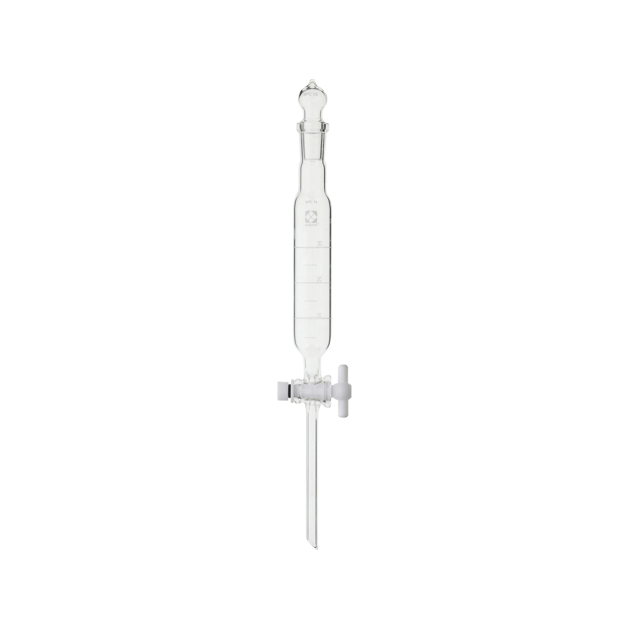 Cylindrical Separatory Funnel / graduated - SIBATA SCIENTIFIC ...