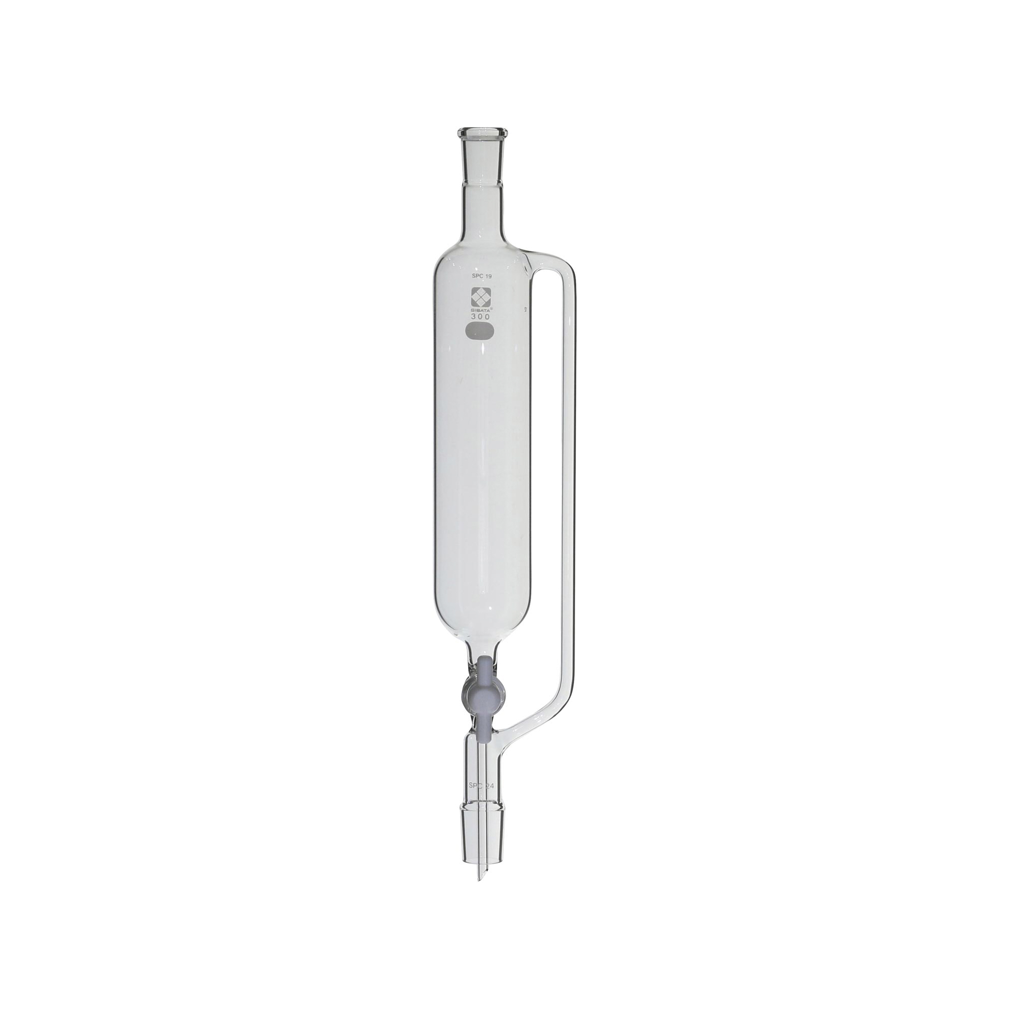 SPC Cylindrical Separatory Funnel 19-24 / 300 mL - SIBATA SCIENTIFIC ...