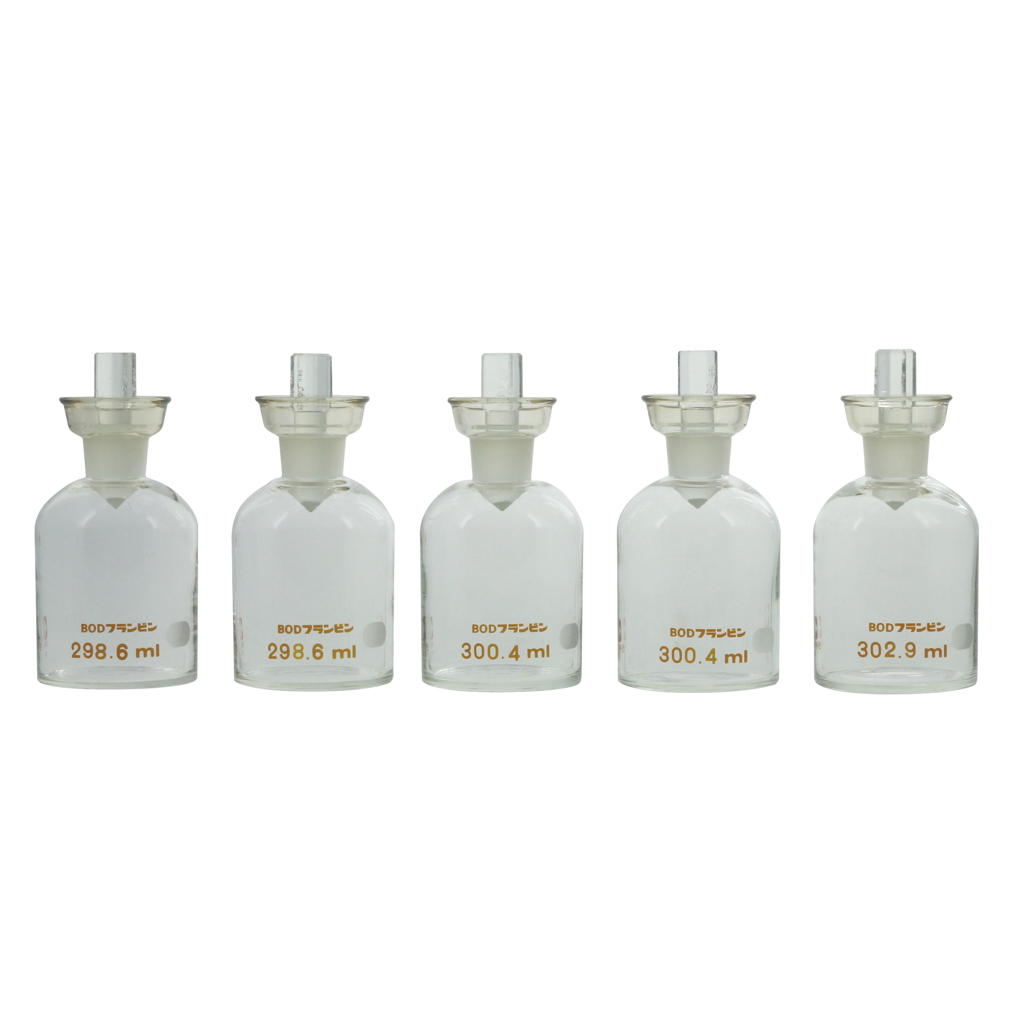 BOD Bottle 100 mL / rubber collar / 5 pcs - SIBATA SCIENTIFIC ...