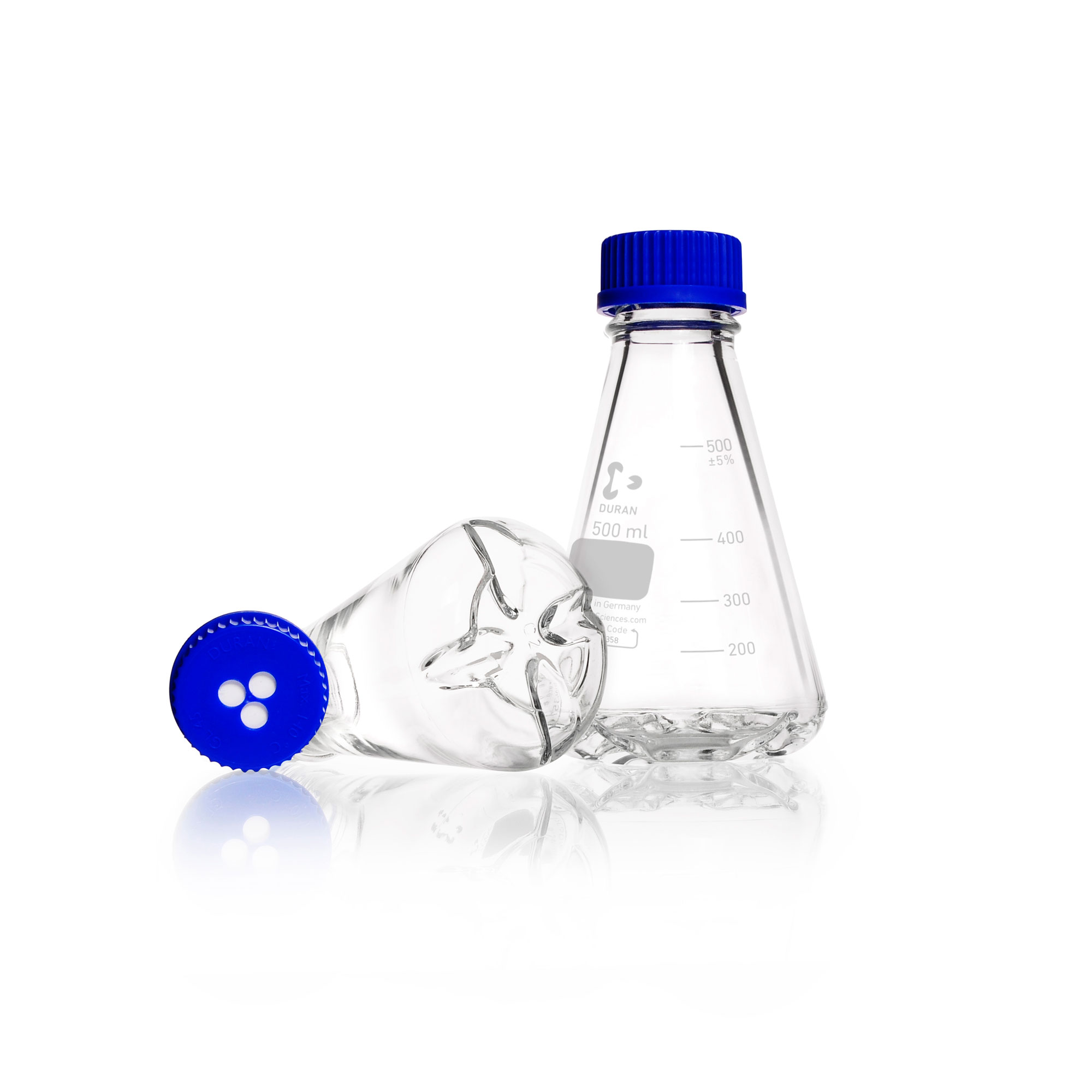Screwhead shaking Erlenmeyer flask with lower baffle - SIBATA ...