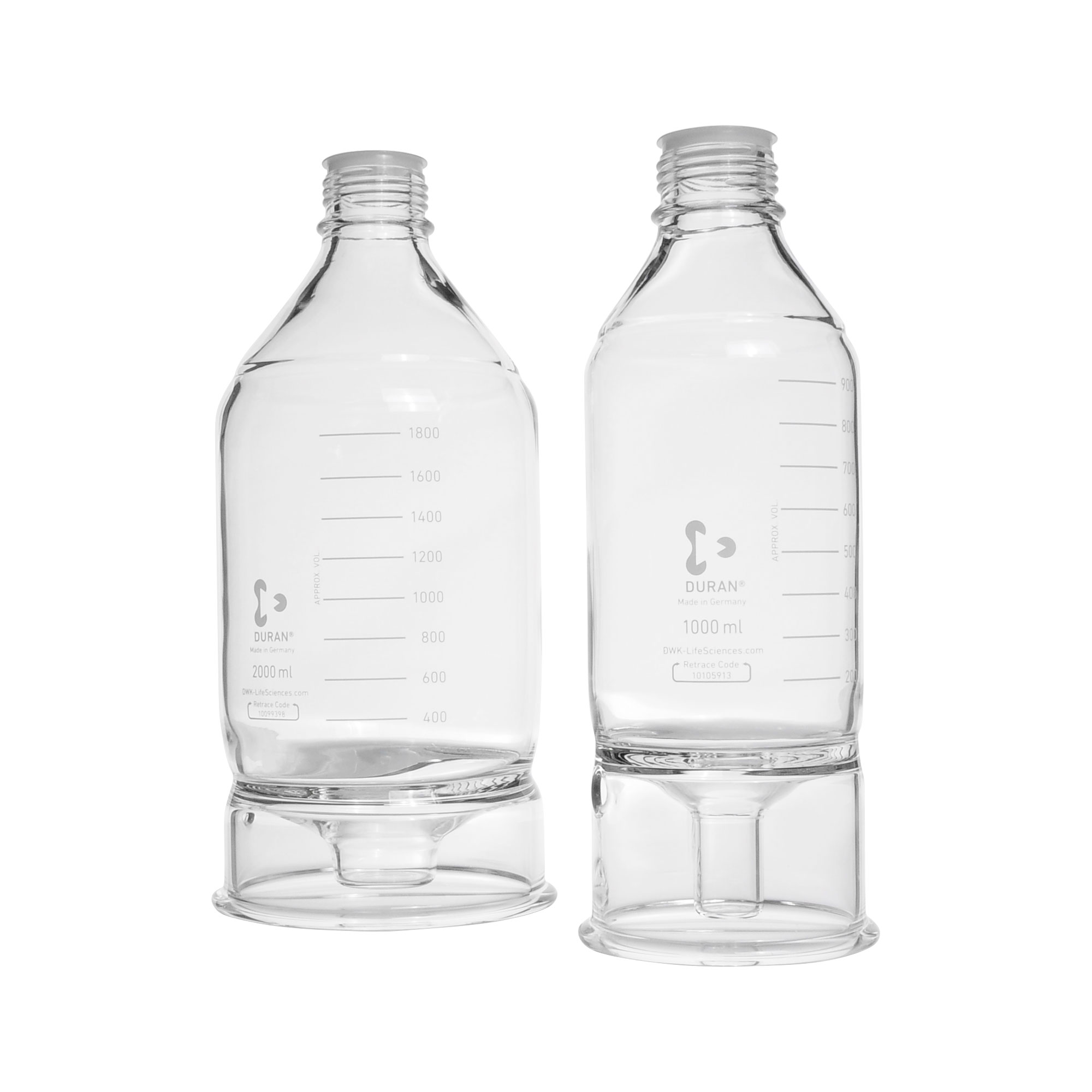 HPLC Reservoir Bottle Clear Conical Base - SIBATA SCIENTIFIC TECHNOLOGY ...